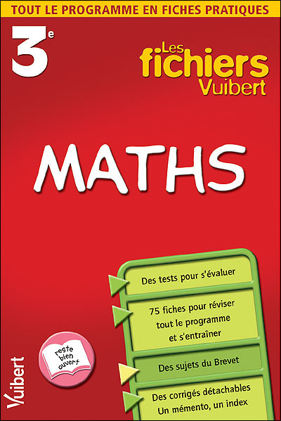 Fichier Mathématiques 3ème Tout le programme en fiches pratiques ...