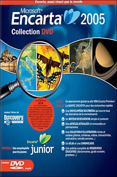 Encarta - Encyclopédie Collection 2005 - Jeu vidéo - Achat & prix | fnac