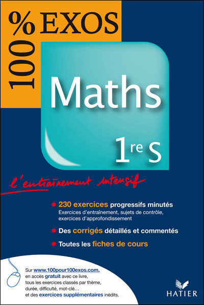 Maths 1re S Exercices résolus - Première S - broché - Fabrice Barache ...