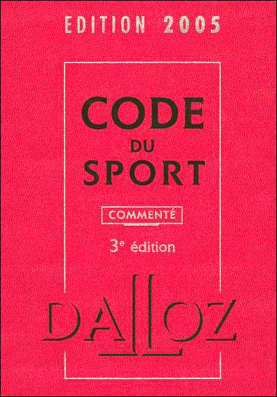 Code du sport Edition 2005 - relié - Collectif - Achat Livre | fnac