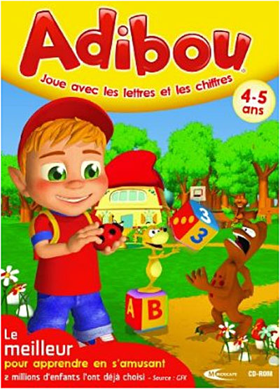 Adibou joue avec les lettres et les chiffres 2009/2010 - Jeu vidéo - Achat & prix | fnac