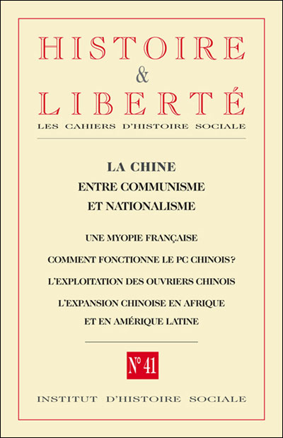 La Chine entre communisme et nationalisme Tome 41 - broché - Collectif - Achat Livre | fnac