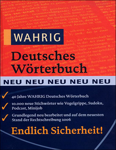 Deutsches Wörterbuch - relié - Wahrig - Achat Livre | fnac
