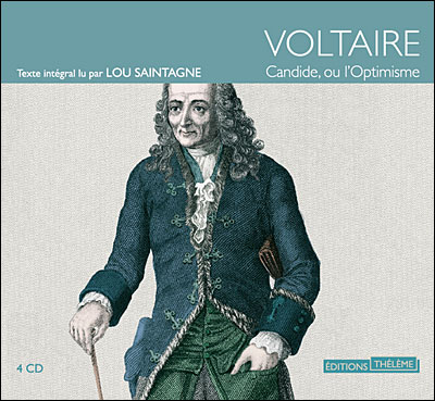 Candide ou l'optimisme 4 CD audios lus par Lou Saintagne - Texte lu (CD ...