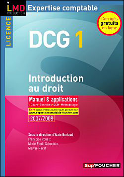 Introduction au droit licence DCG épreuve 1 Manuel et application - broché - Marie-Paule ...