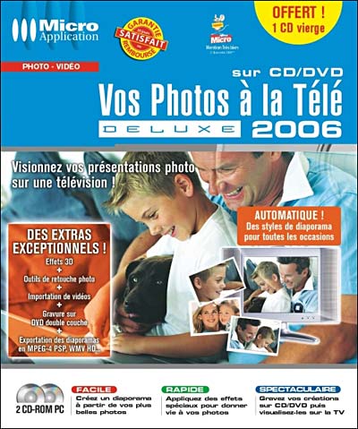 Vos Photos à la Télé sur CD/DVD 2006 - Edition Deluxe - Jeu vidéo ...