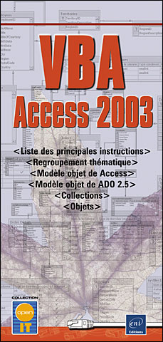 VBA Access 2003 Liste des principales instructions et syntaxe détaillée - broché - Collectif ...
