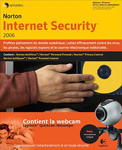Norton Internet Security 2006 + Webcam Logitech Quickcam Messenger ...