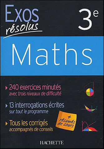Exos résolus Mathématiques 3ème - broché - Collectif - Achat Livre | fnac
