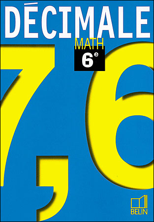 Maths 6ème Livre de l'élève - Edition 1996 - broché - Depresle - Achat ...