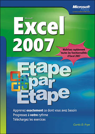 Excel 2007 - Etape par Etape - Livre+compléments en ligne - broché ...
