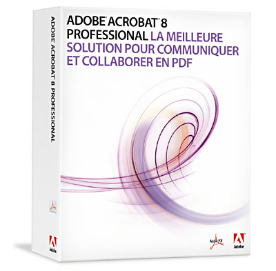 Adobe Acrobat 8 Pro - Mise à Jour de la Version Acrobat 7.0 Standard ...