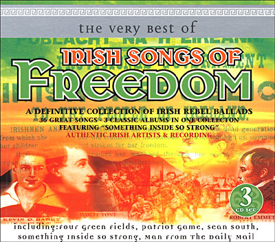 The very best of irish songs of freedom - Musique irlandaise - CD album ...