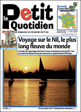 Abonnement presse Jeunesse - Le petit quotidien 6 mois 130 numéros ...