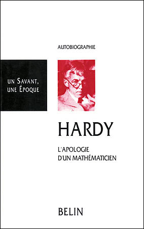 Hardy L'apologie d'un mathématicien - broché - Godfrey Harold Hardy ...