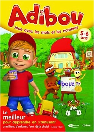 Adibou joue avec les mots et les nombres 5-6 ans - Jeu vidéo - Achat & prix | fnac