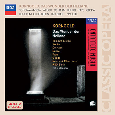 Das Wunder der Heliane- Classic opera Multipack 3 CD - Erich Wolfgang Korngold - John Mauceri ...