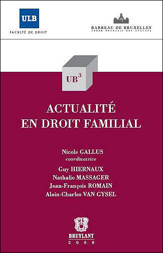 Actualité en droit familial - broché - Nicole Gallus - Achat Livre | fnac