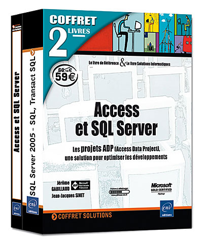 Access et SQL Server Coffret - Coffret - Jean-Jacques Sinet, Jérôme Gabillaud - Achat Livre | fnac