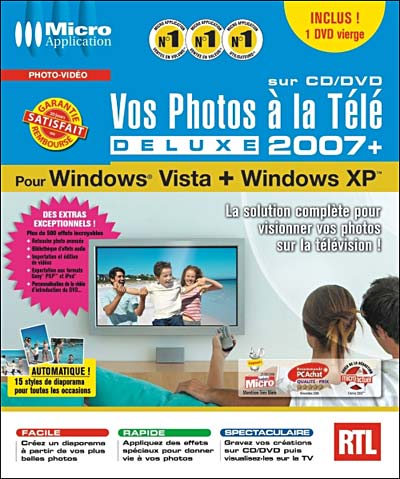 Vos Photos à la Télé sur CD/DVD Deluxe 2007 + - Jeu vidéo - Achat ...