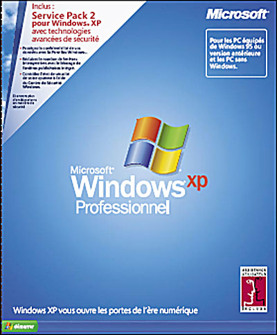 Windows XP SP2 - Edition Professionnelle - Mise à jour - Jeu vidéo ...
