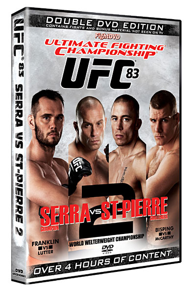 UFC 83 - Double édition - DVD Zone 2 - Achat & prix | fnac