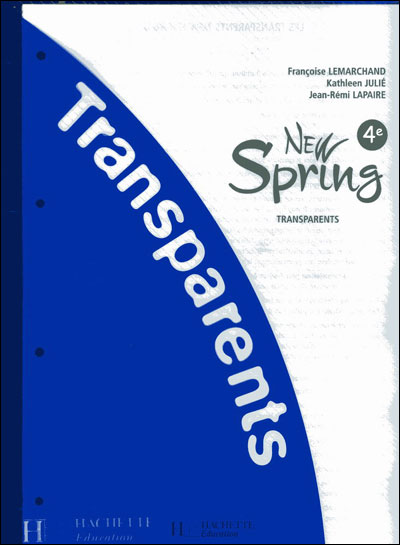 New Spring 4e LV1 - Anglais - Transparents Edition 2008 - broché ...