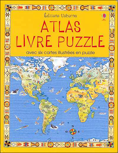Atlas Livre puzzle - cartonné - Colin King - Achat Livre | fnac