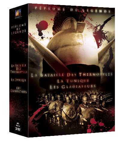 La tunique - La bataille des Thermopyles - Les gladiateurs - Coffret - DVD Zone 2 - Achat & prix ...