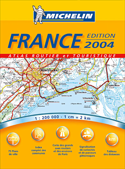 Atlas France format A4 Edition 2004 - broché - Michelin - Achat Livre ...