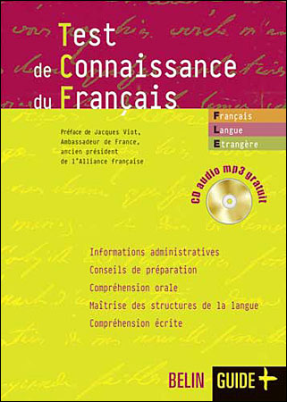 Test de connaissance du français Livre avec un CD audio - Livre CD ...