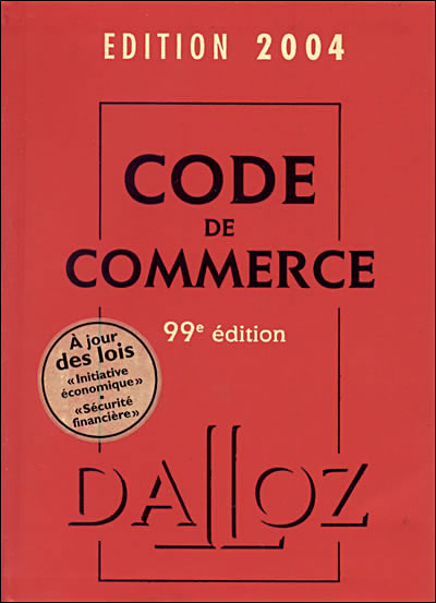 Code de commerce Edition 2004 - relié - Collectif - Achat Livre | fnac