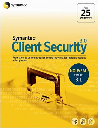 Symantec Client Security 3.1 PME/PMI - Solution 25 Licences - Jeu vidéo ...