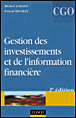 Gestion des investissements et de l'information financière - broché ...
