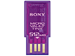 Sony Micro Vault Tiny 512 Mo USB 2.0 - Clé USB - Achat & prix | fnac