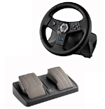 Logitech Driving Vibration Wheel pour PlayStation 2 - Volant gaming ...