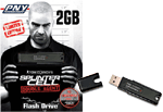 PNY 2 Go USB 2.0 Black Splinter Cell - Clé USB - Achat & prix | fnac