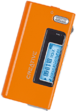 Creative MuVo N200 orange - 256 Mo - Baladeur MP3 / MP4 - Achat & prix ...