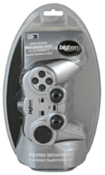 Bigben Manette analogique vibrante silver pour PlayStation 2 - Manette ...