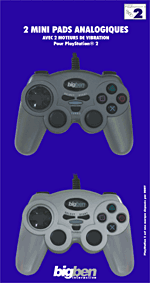 Bigben Pack de 2 Mini manettes pour PlayStation 2, PlayStation et PSone ...