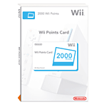 Nintendo Wii Points Card - 2000 Points Pour Nintendo Wii - Autre ...