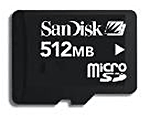 SanDisk carte microSD (TransFlash) 512 Mo - Carte mémoire micro SD ...