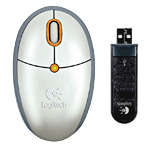 Logitech Cordless Mini Optical Mouse Orange - Souris - Achat & prix | fnac