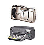 HP Photosmart 315 + HP Photosmart P 1000 - Appareil photo compact ...