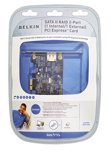 Belkin carte PCI Express SATA II Raid 2 ports - Montage et connectique ...