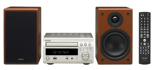 Denon D-M38 argent/merisier - Chaine Hifi - Achat & prix | fnac