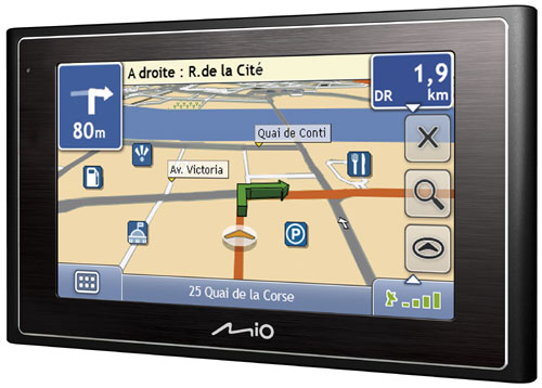 Mio Moov 330 - Navigateur GPS - automobile 4.3" grand écran - GPS ...
