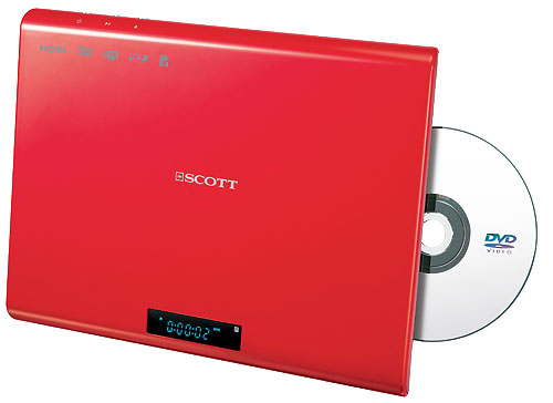 Scott DMX 25 HRD Rouge DVD - Lecteur DVD - Achat & prix | fnac