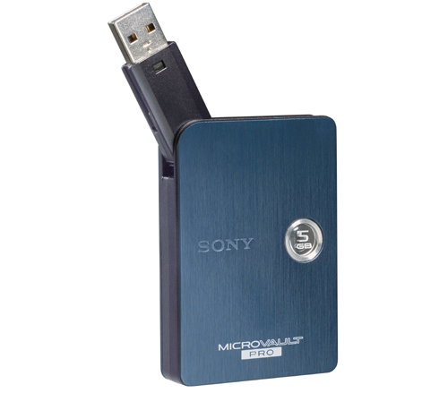 Disque dur Sony Micro Vault Pro HDD 5 Go USB 2.0 - Disques durs ...