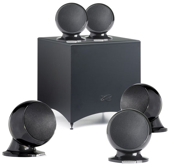 Cabasse Alcyone System 5.1 noir laqué - Pack ampli et enceintes Home ...